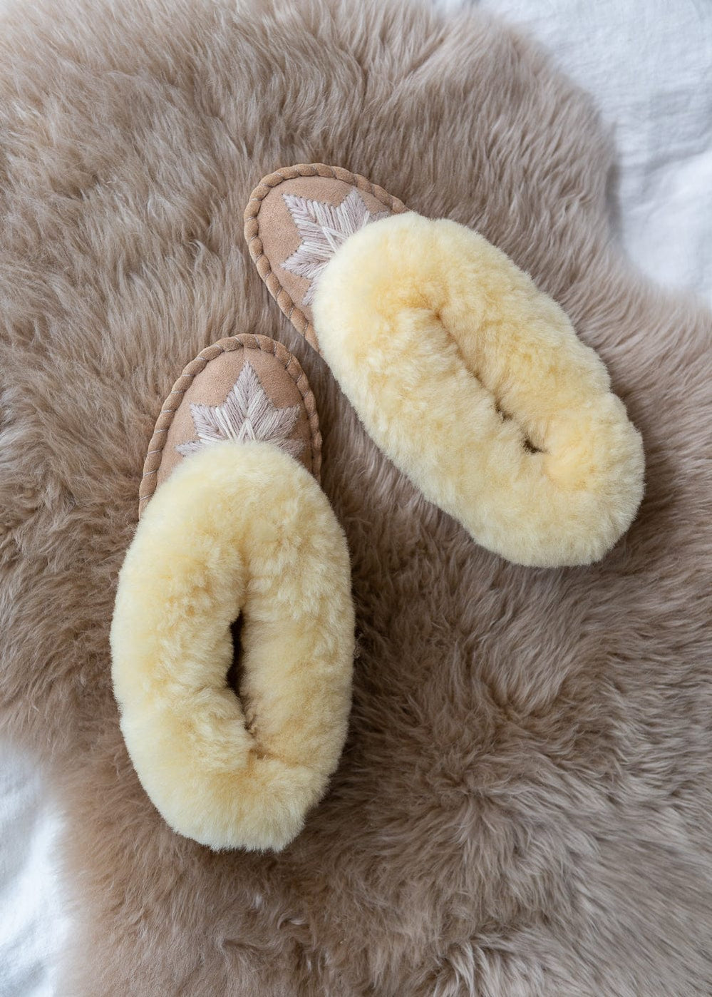 Sheepskin Slippers & Moccasins | Hard & Soft Sole Comfort - The Small Home