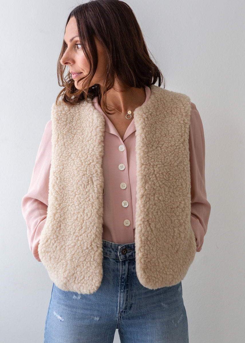 Merino Gilet - Cream - XS/S - The Small Home