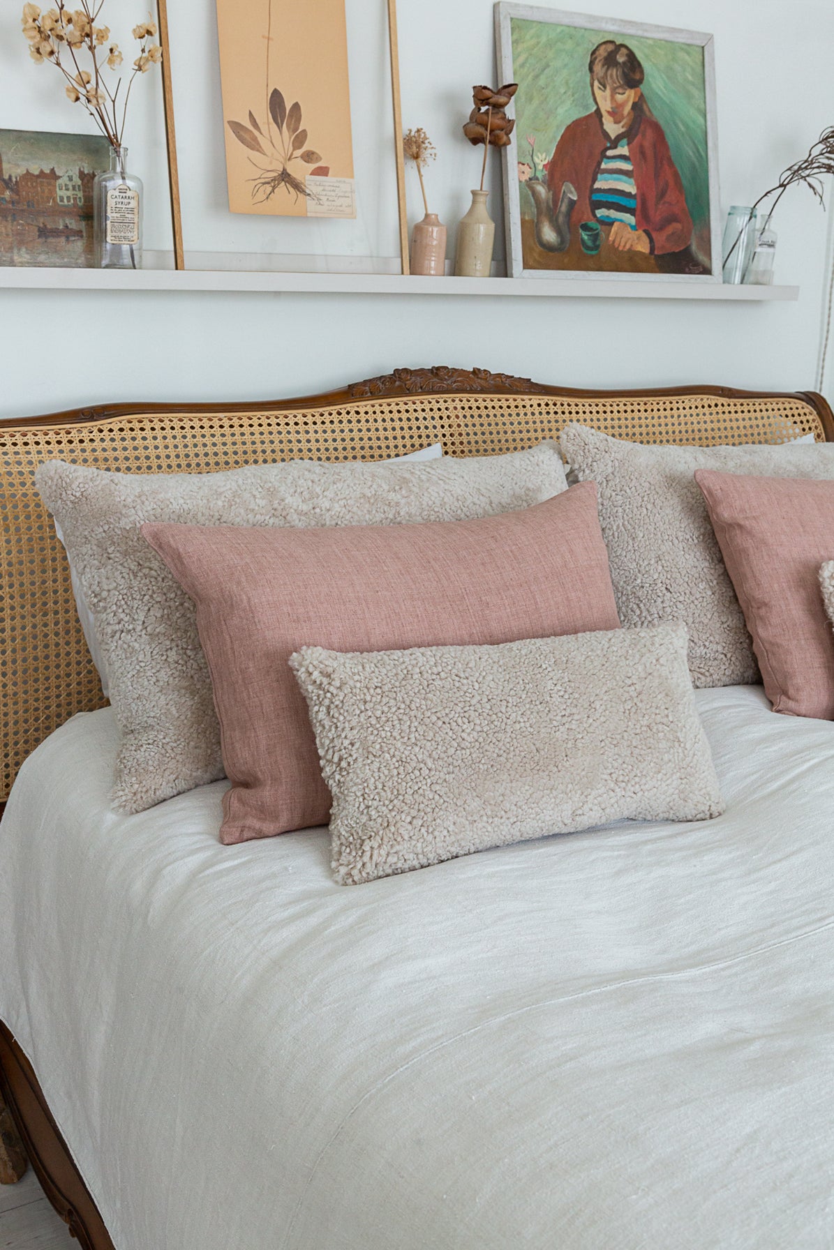 Gable Sheepskin Cushion - Large Rectangle - The Small Home